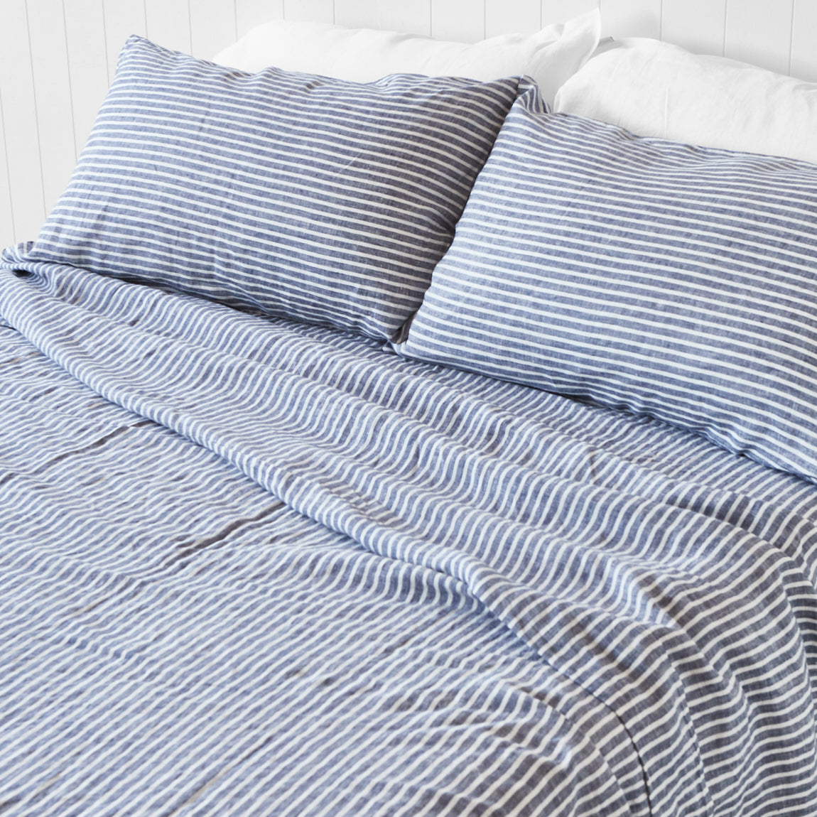Ocean Stripe Flat Sheet – Montauk